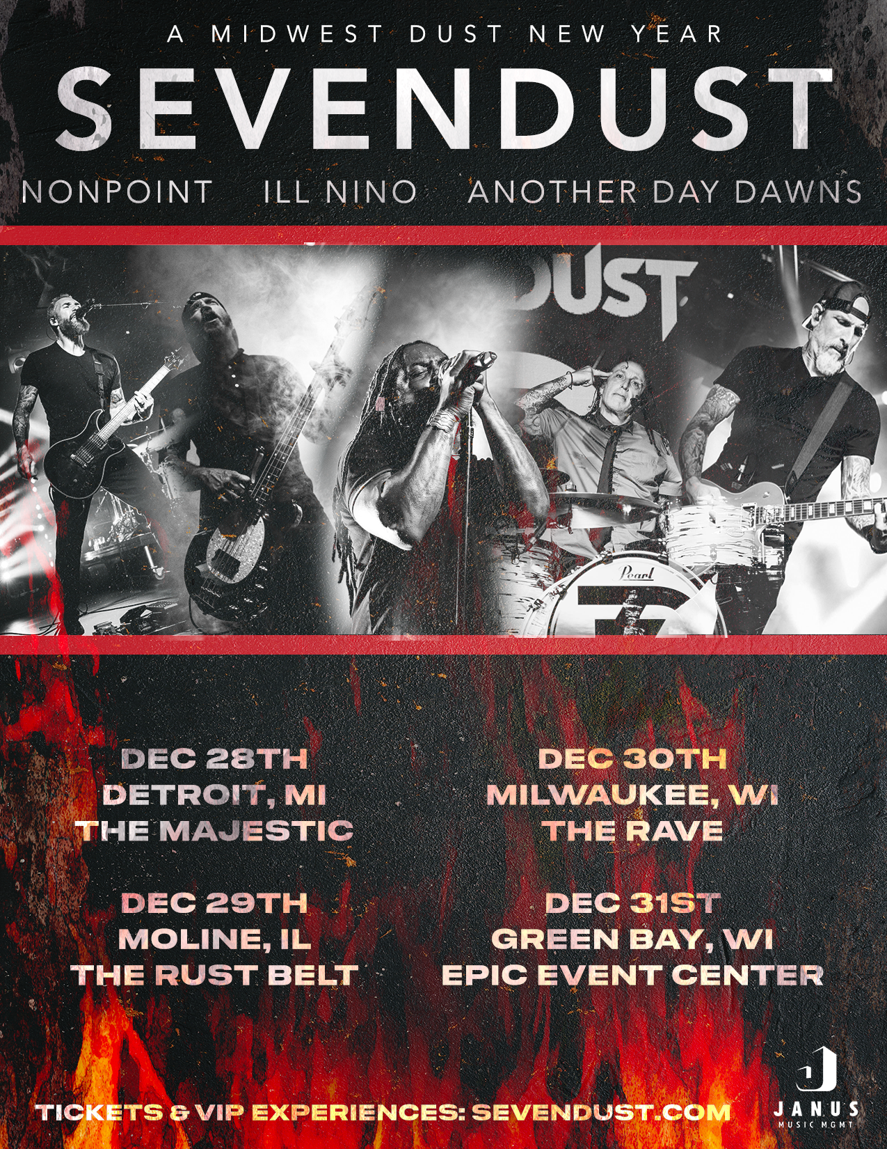 A MIDWEST DUST NEW YEAR – Sevendust